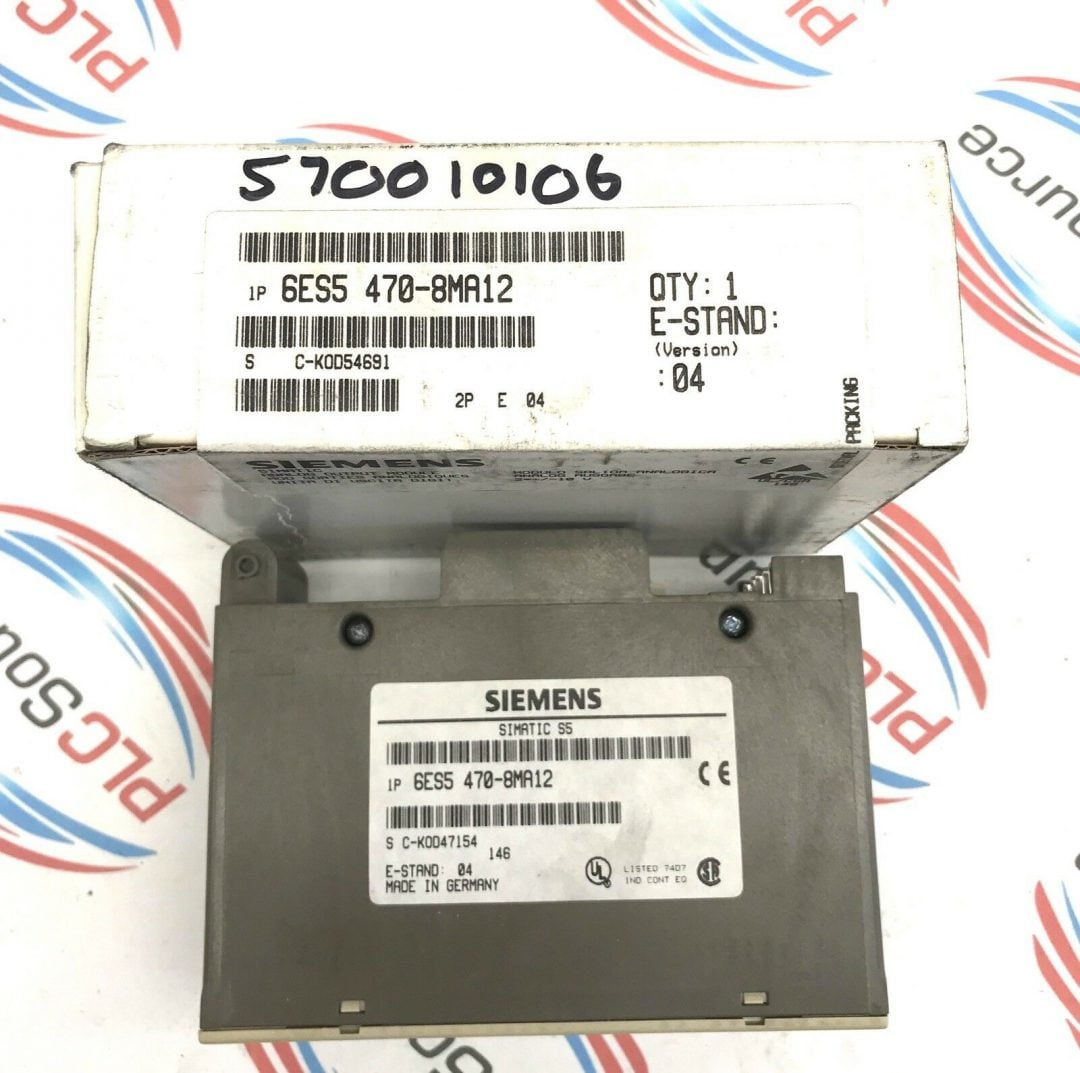 SIEMENS 6ES5 470-8MA12 SIMATIC SERVO S5 ANALOG OUTPUT MODULE