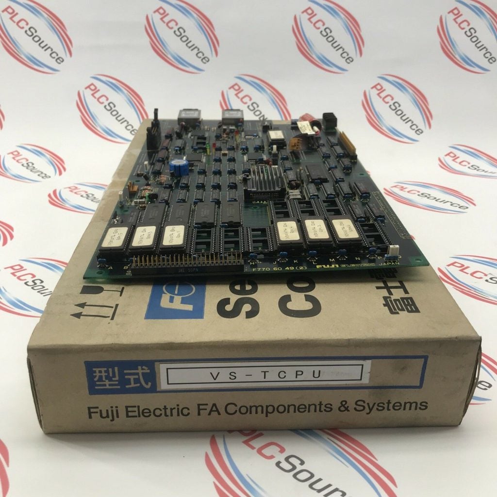FUJI ELECTRIC F770 60 49 (2) CIRCUIT BOARD VS-TCPU COMPONENT F7706049