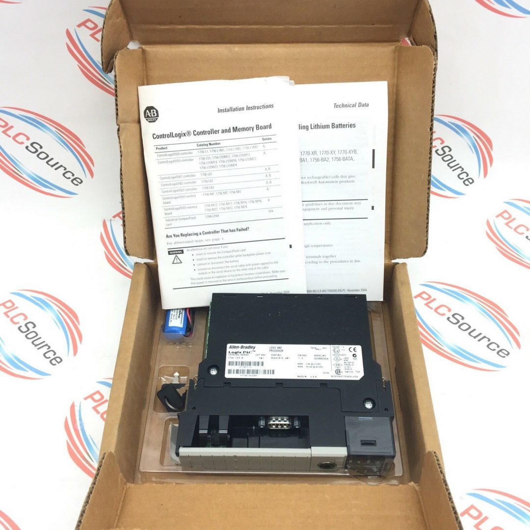 ALLEN BRADLEY 1756-L63 SERIES B PROCESSOR UNIT