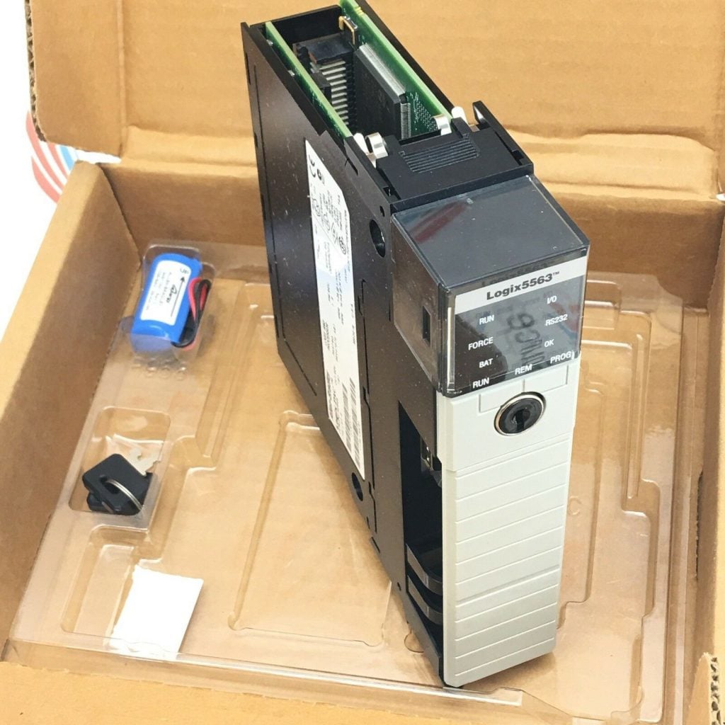 ALLEN BRADLEY 1756-L63 SERIES B PROCESSOR UNIT