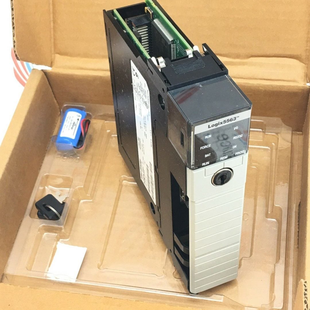 ALLEN BRADLEY 1756-L63 SERIES B PROCESSOR UNIT