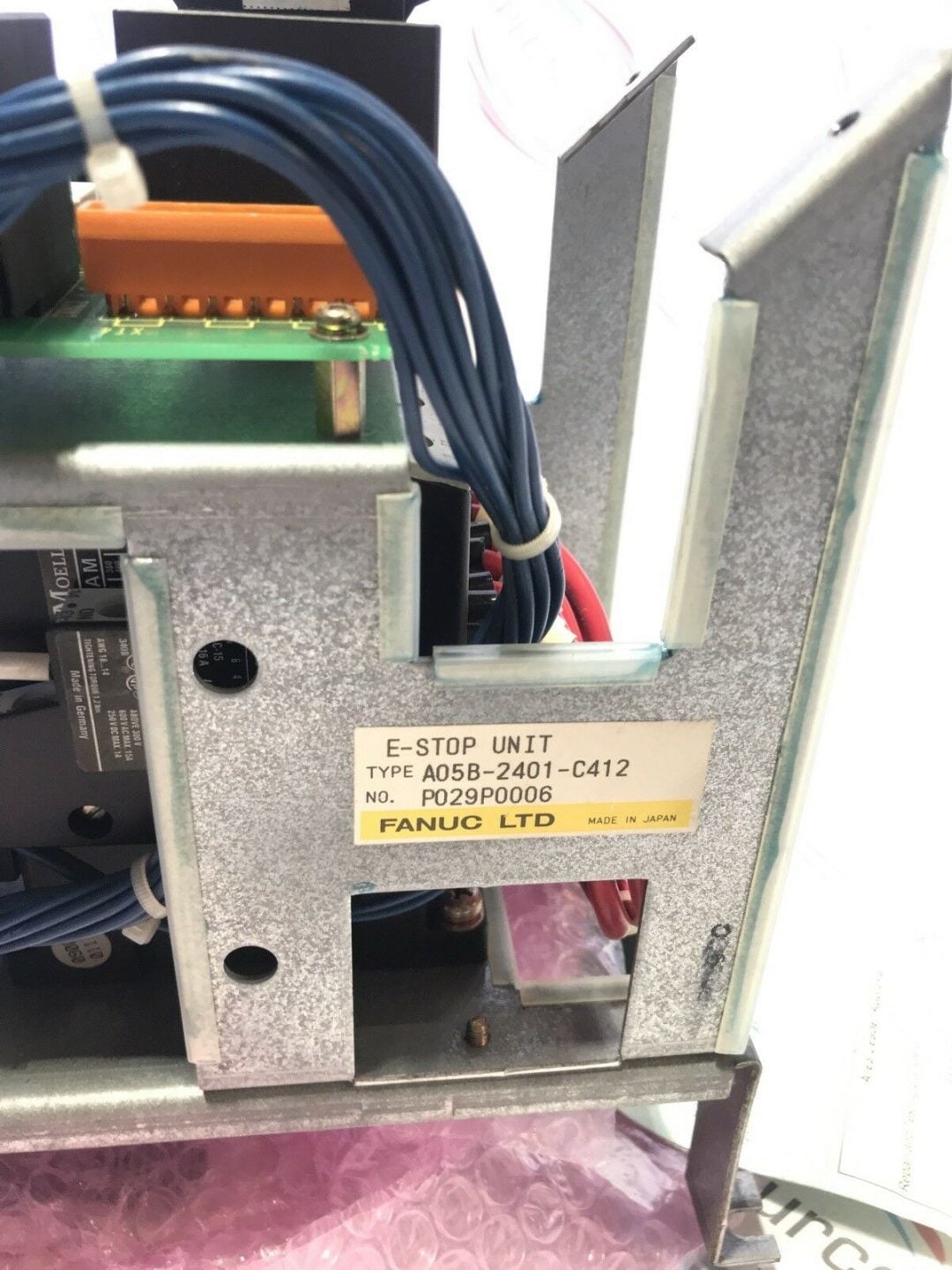 FANUC A05B-2401-C412 E-STOP UNIT