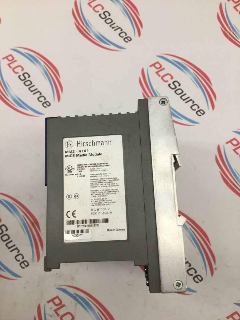 HIRSCHMANN MM2-4TX1 MICE MEDIA MODULE AND MS2108-2 ASSEMBLY
