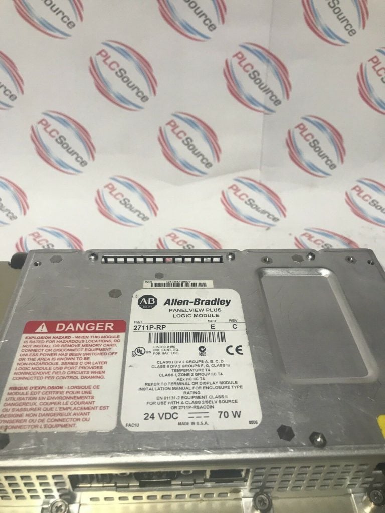 ALLEN BRADLEY 2711P-RP SERIES E PanelView Plus LOGIC MODULE