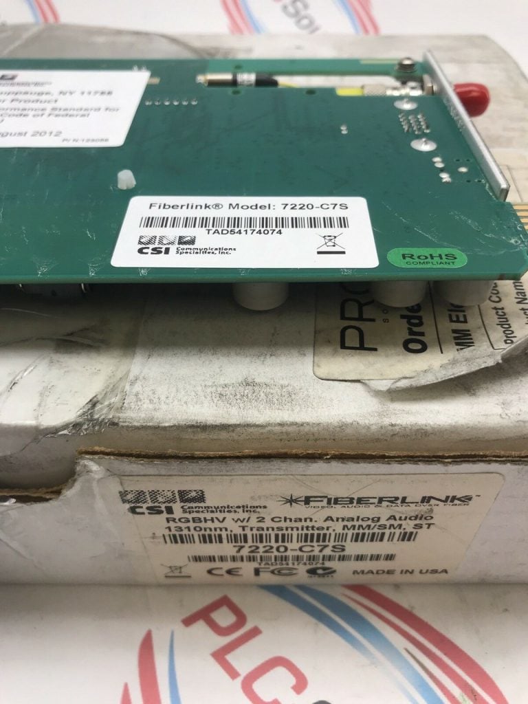 CSI FIBERLINK 7220-C7S TRANSMITTER / RECEIVER