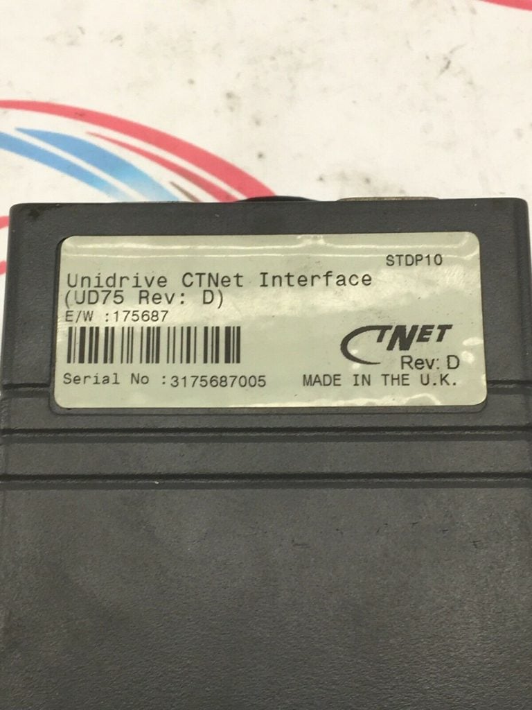 UNIDRIVE CTNET INTERFACE UD75 REV:D 175687
