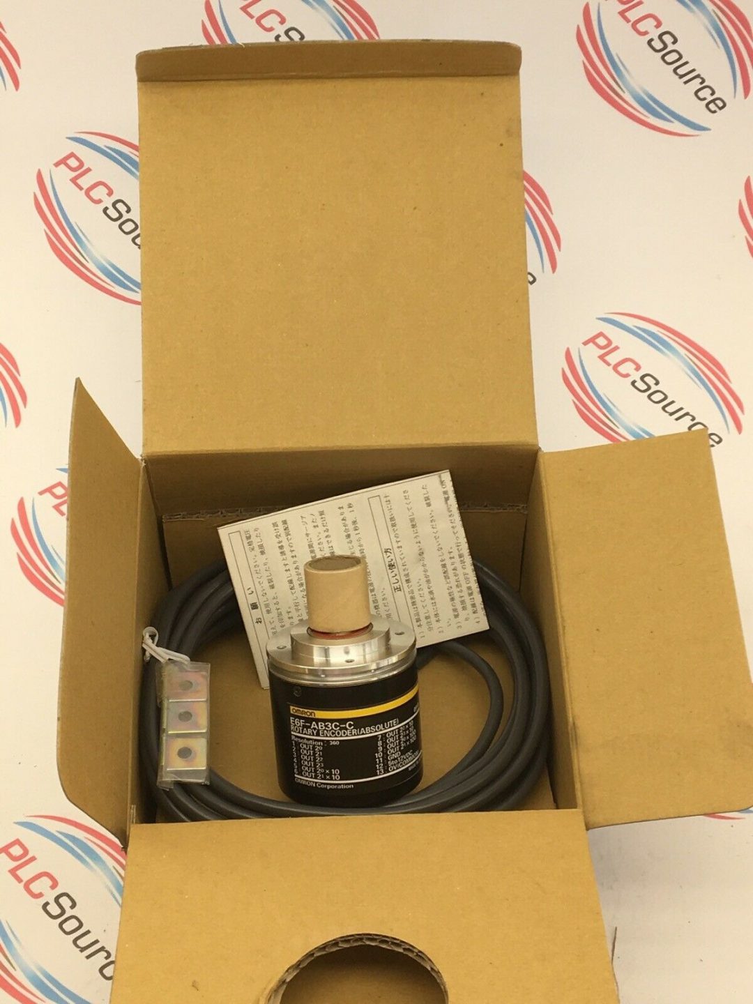 OMRON E6F-AB3C-C RUGGED ABSOLUTE ROTARY ENCODER