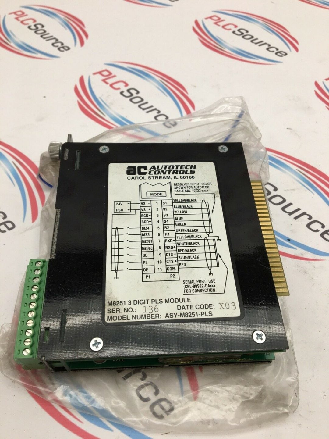 AUTOTECH CONTROLS ASY-M8251-PLS 3 Digit PLS Module