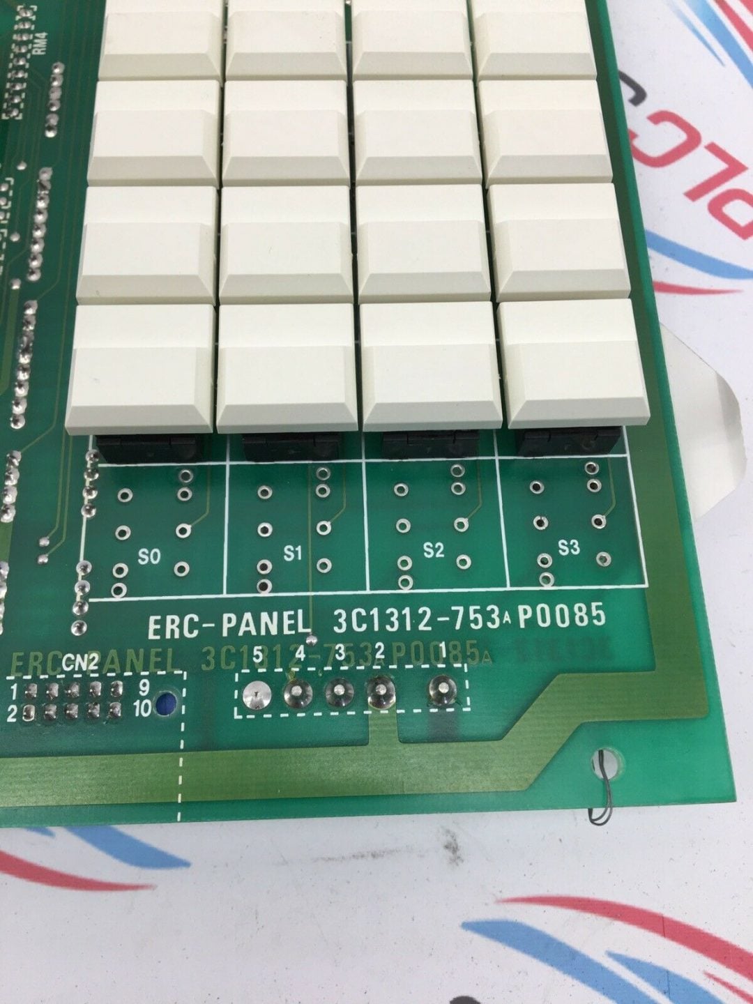 HITACHI ZOSEN ERC-PANEL 3C1312-753 P0085 BOARD