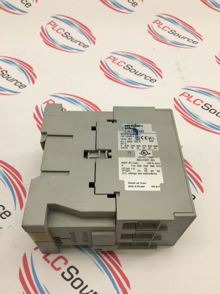 SPRECHER+SCHUH CA7-85-00 CONTACTOR