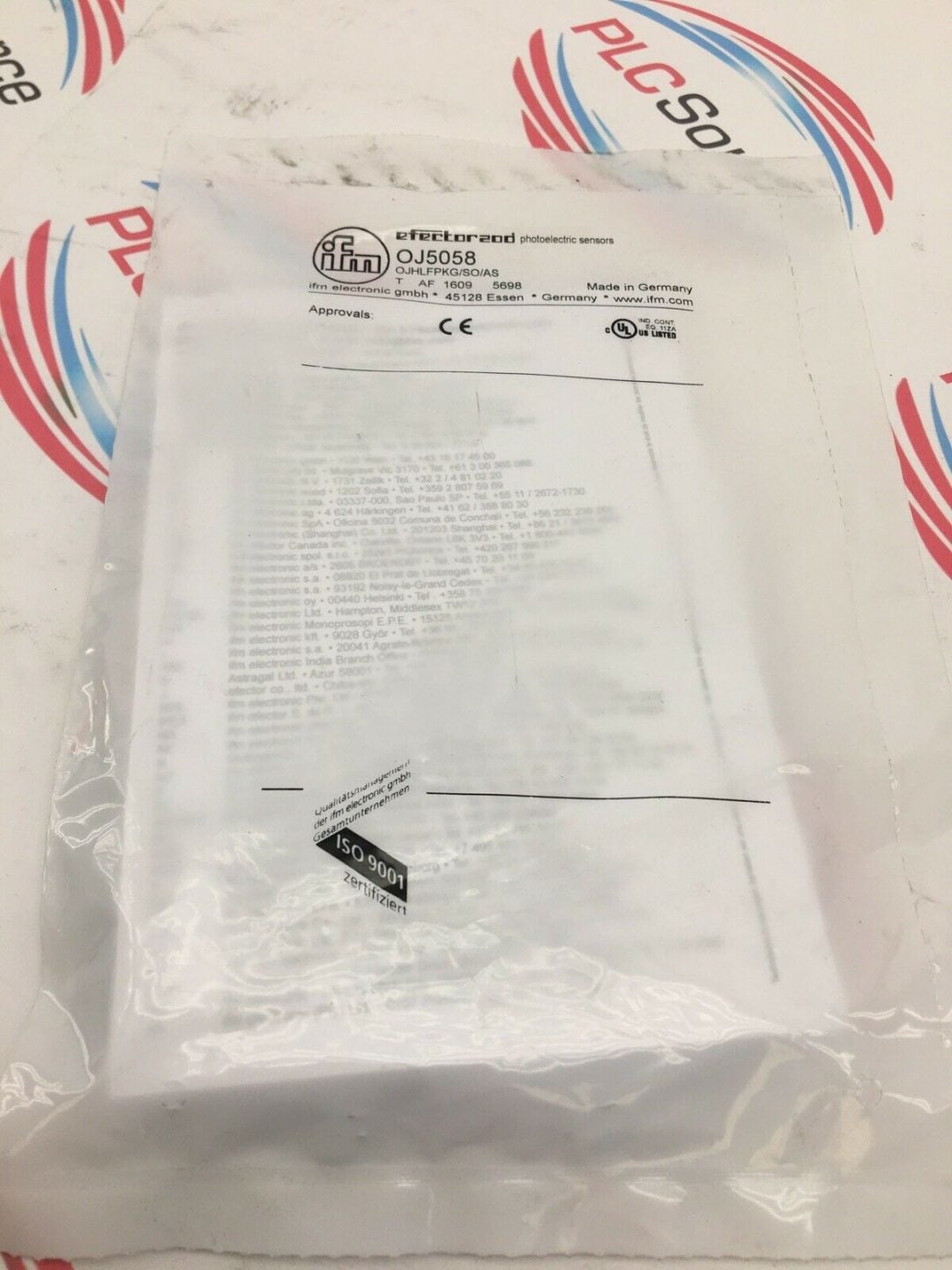 IFM OJ5058 EFECTOR200 Laser diffuse reflection sensor FACTORY SEALED