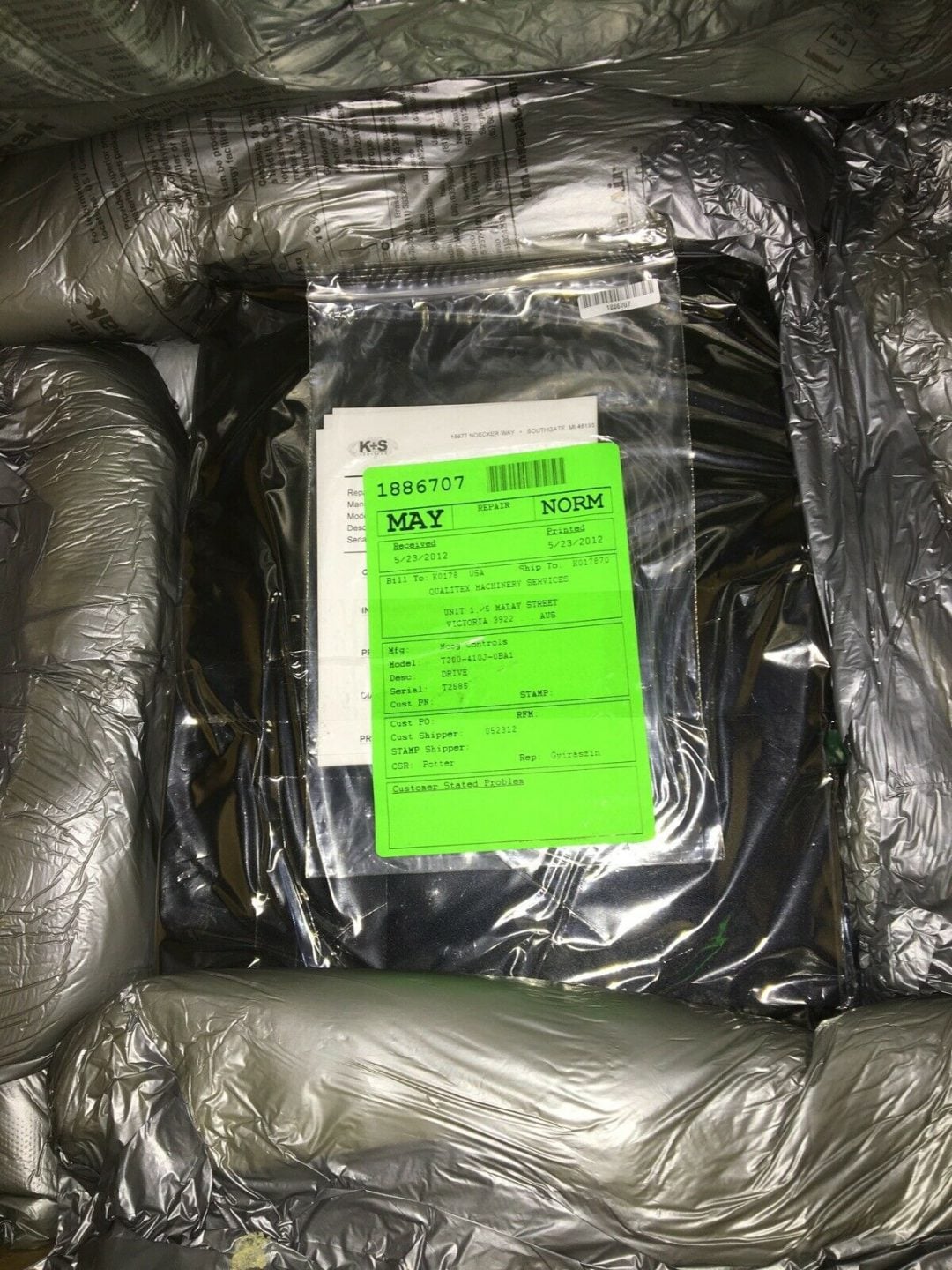 MOOG DRIVE T200-410J-0BA1 DC SERVO DRIVE