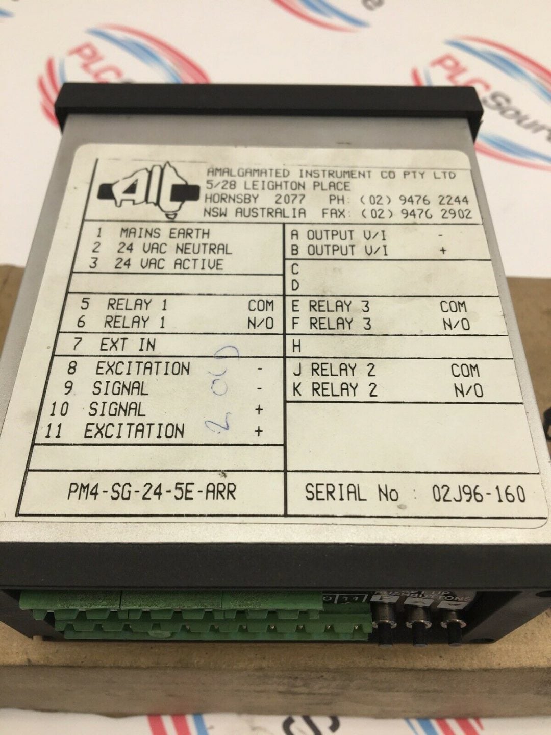 AMALGAMATED INSTRUMENTS PM4-SG-24-5E-ARR