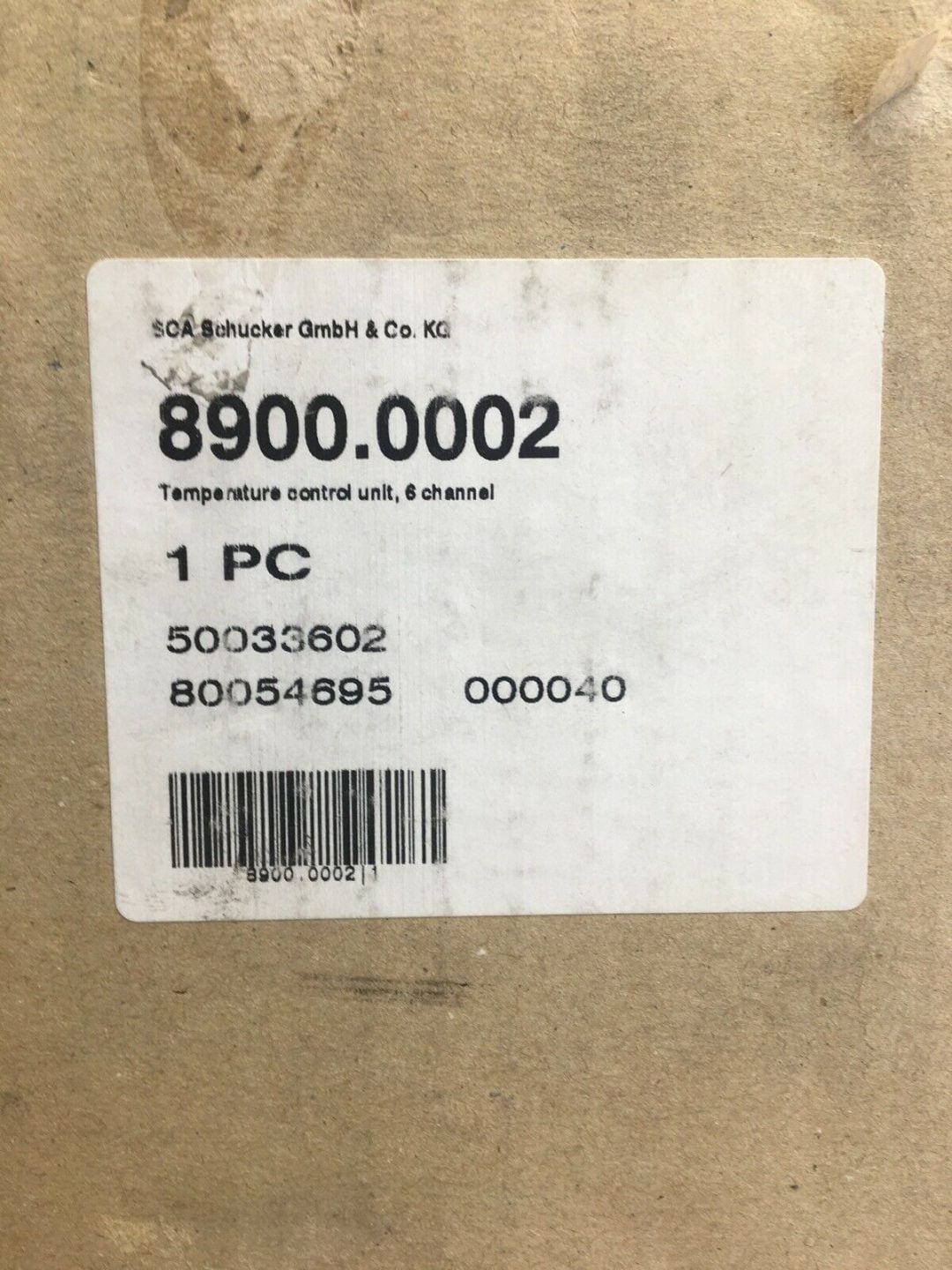 SCA SCHUCKER 8900.0002