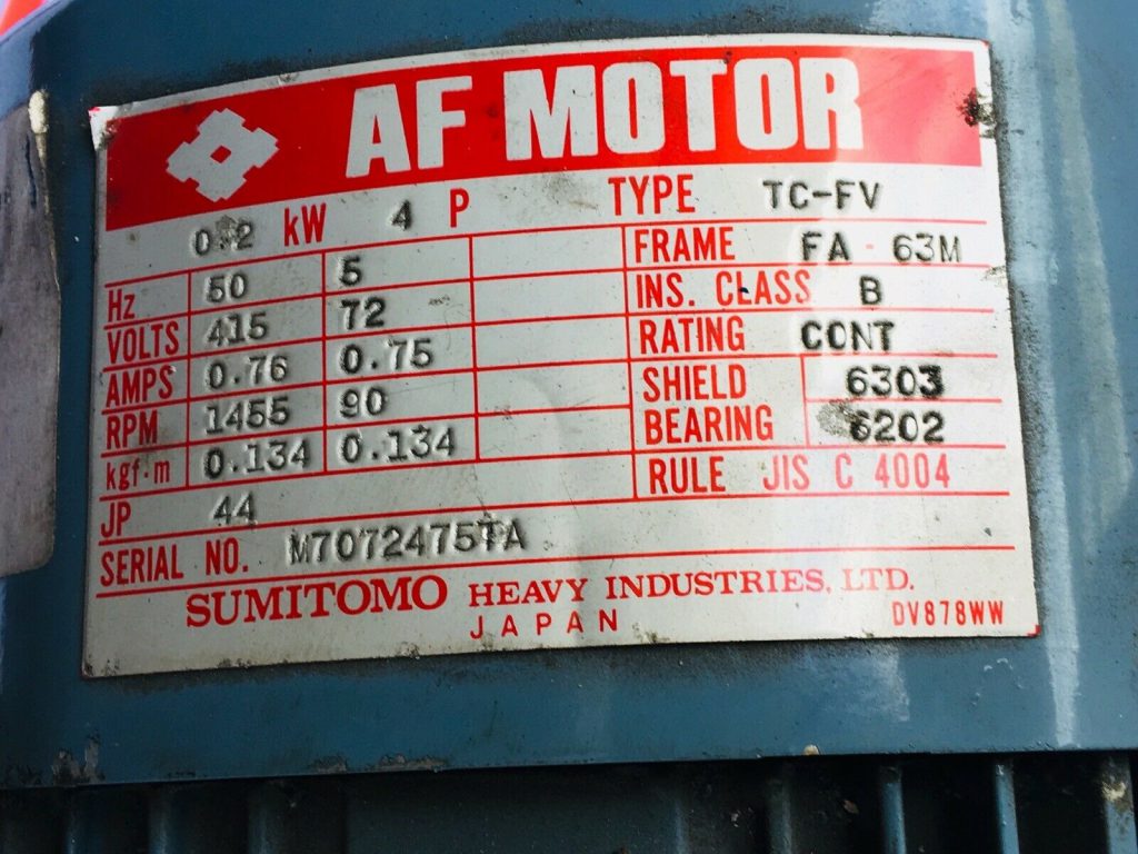 SuMITOMO CNHM02-4095-AV-B TC-FV FB-05A1
