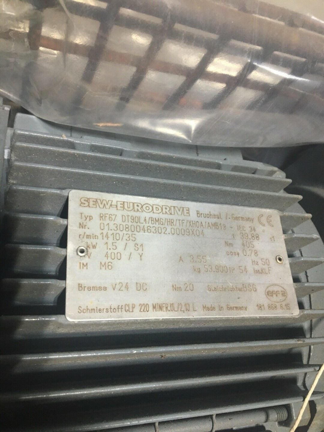 SEW-EURODRIVE RF67 DT90L4/BMG/HR/TF/XH0A/AMB13-IEC 34