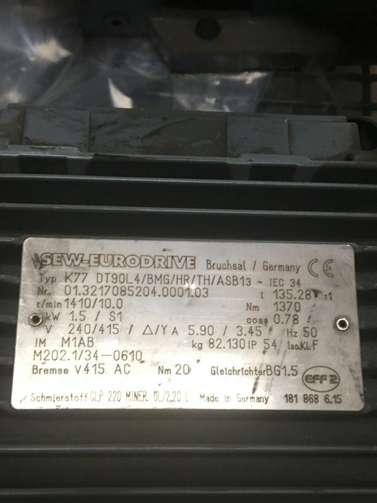 SEW-EURODRIVE K77 DT90L4/BMG/HR/TH/ASB13-IEC 34