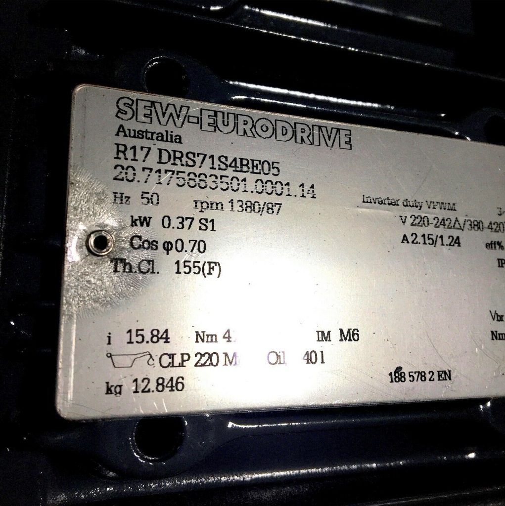 SEW EURODRIVE R17 DRS71S4BE05