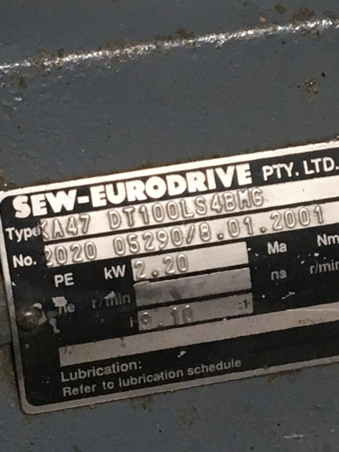 SEW-EURODRIVE KA47 DT100LS4BM6