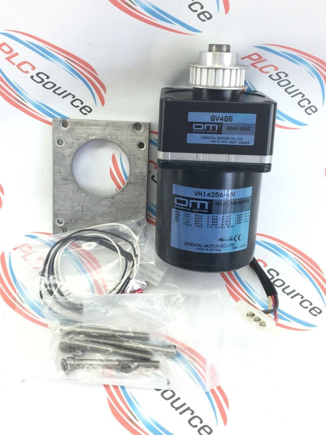 ORIENTAL MOTOR GV4G6 / VHI425A-GV INDUCTION GEAR MOTOR ASSEMBLY