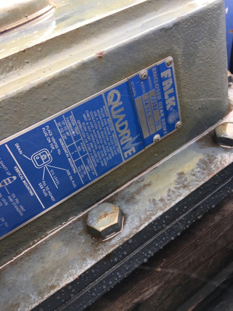 FALK 4215J 25 QUADRIVE ENCLOSED GEAR DRIVE 24.94:1 RATIO REDUCER, (CONNEX)