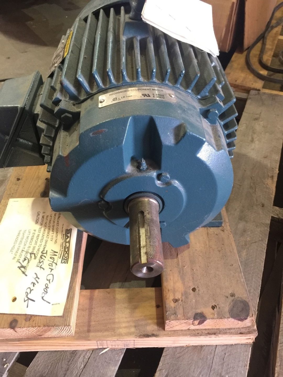 BALDOR RELIANCE MOTOR ECP2333T-4, 15HP, 3 PHASE, 254TC FRAME, 15.1 AMP, (P8)