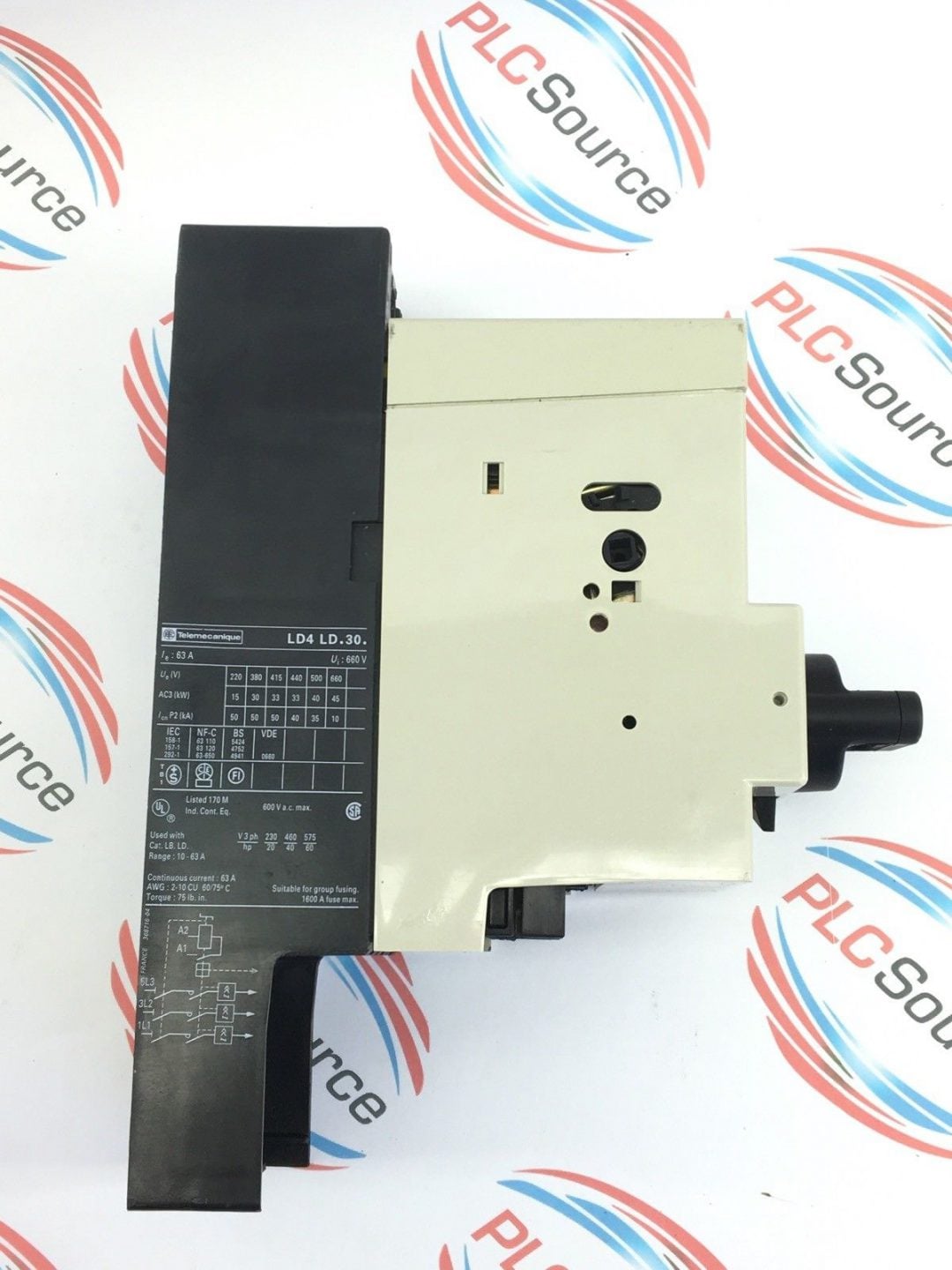 TELEMECANIQUE INTEGRAL 63 LD4-LD130 SELF-PROTECTED COMBINATION MOTOR ...