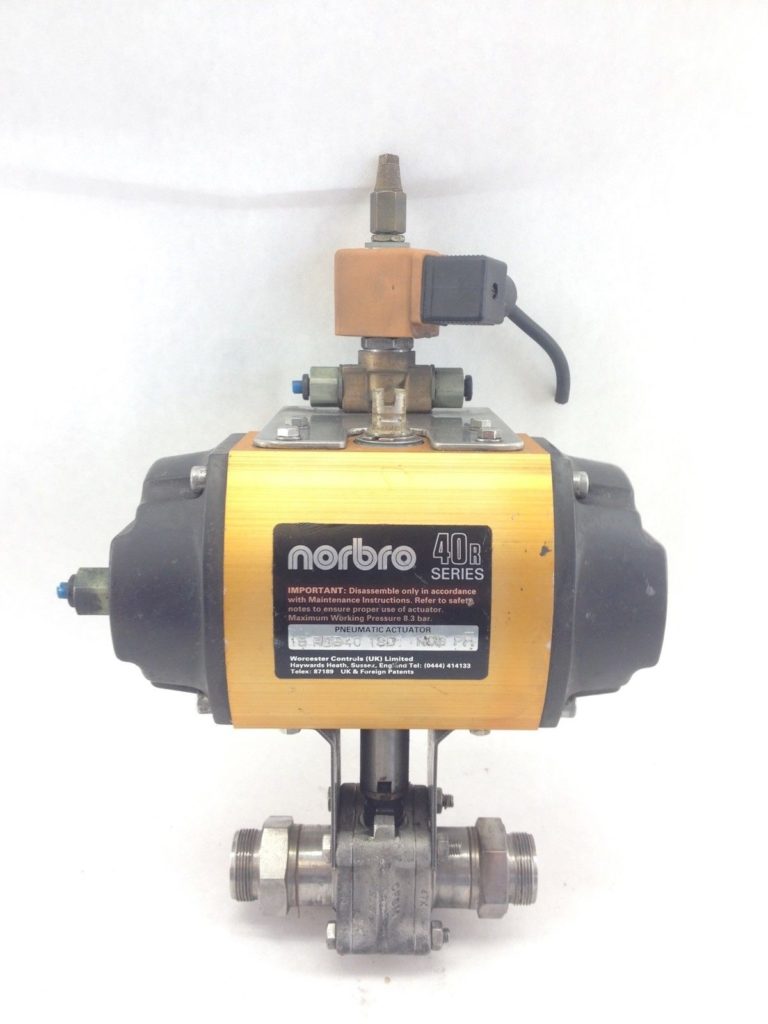 WORCESTER CONTROLS NORBRO 40R SERIES 15 RDB40-1SD1-NOB-PH PNEU ACTUATOR ...