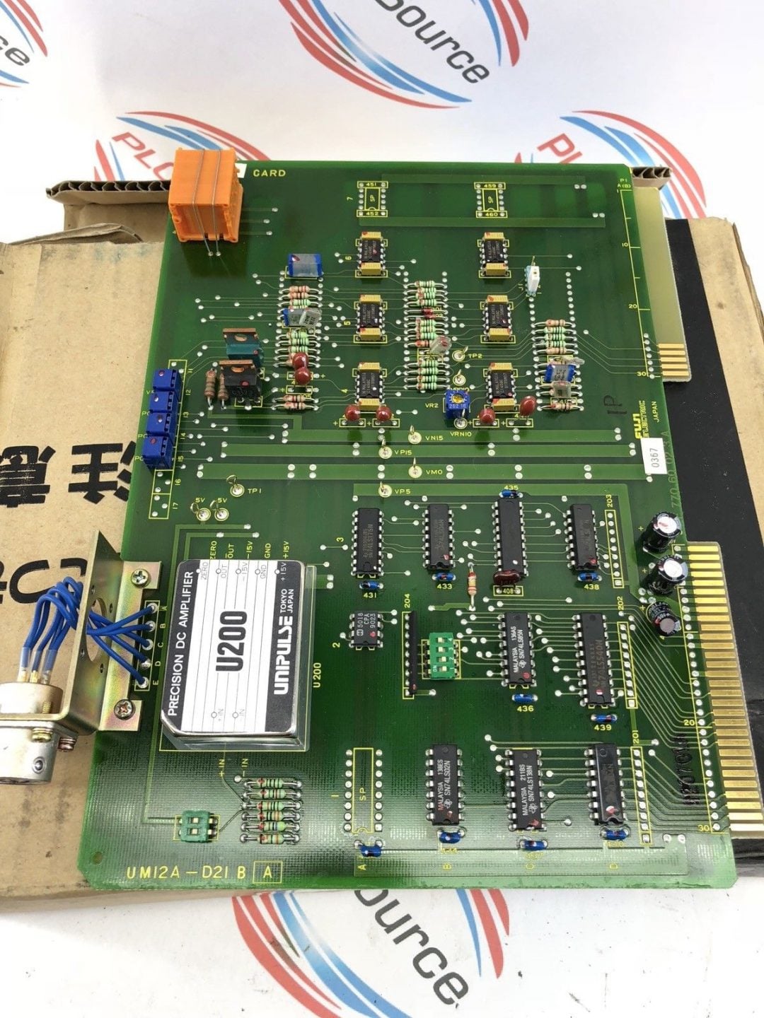 FUJI ELECTRIC F770 60 02 3A UM12A-D21 B C PROCESSOR CARD
