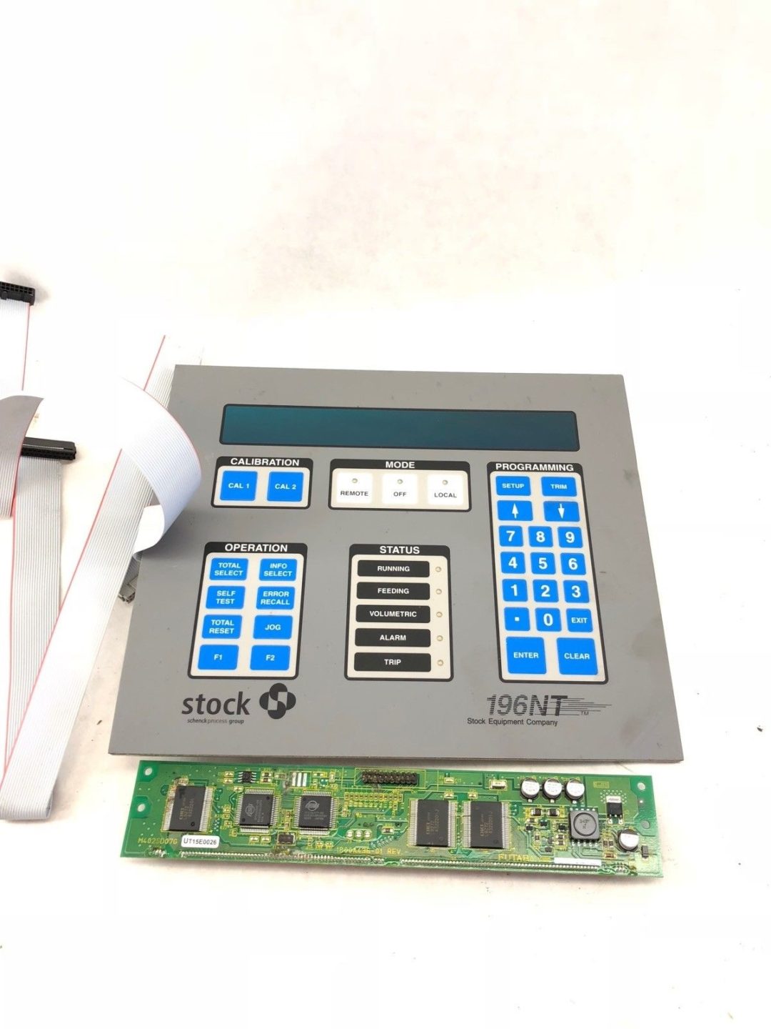 REPAIRED STOCK SCHENCK 196NT CONTROLLER CONTROL DISPLAY PANEL V380386 ...