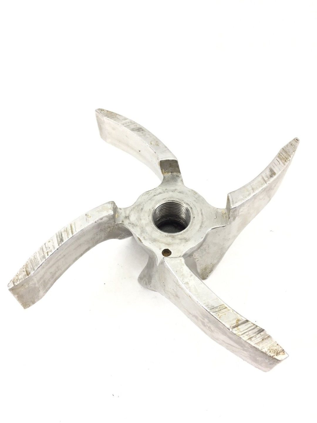 9-1/4 OD 4-VANE # 2 SS OPEN IMPELLER 1 THREAD BACK MOUNT (B112)