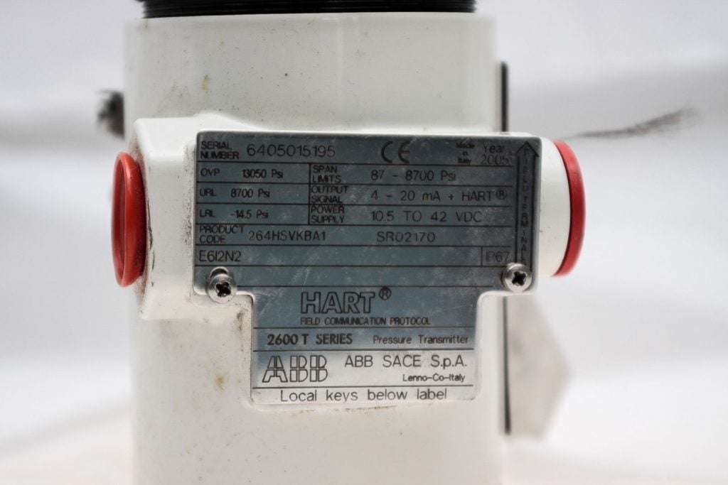 ABB HART 264HSVKBA1 DIFFERENTIAL PRESSURE TRANSMITTER UN (G18)